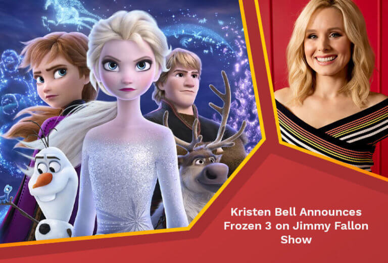Kristen Bell Announces Frozen 3 On Jimmy Fallon Show Rantent